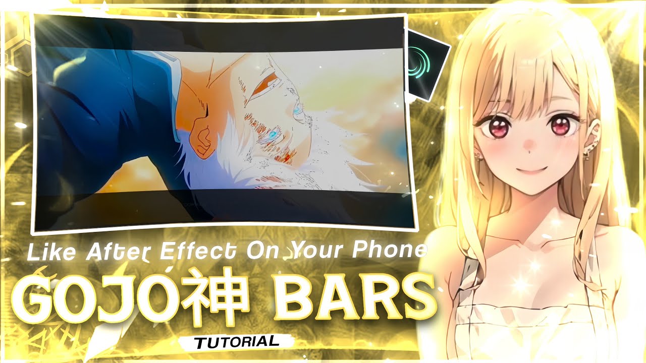 How To Make 'Black Bars' [Like @GOJO In'Alight Motion' Tutorial - YouTube