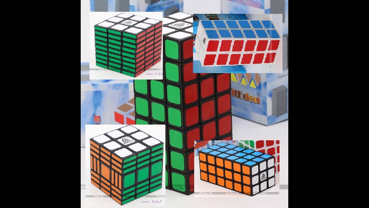 3x3x7 TUTORIAL. Thêm phần ghép nắp Cuboid chẵn như 3x3x6, 3x3x8 ...