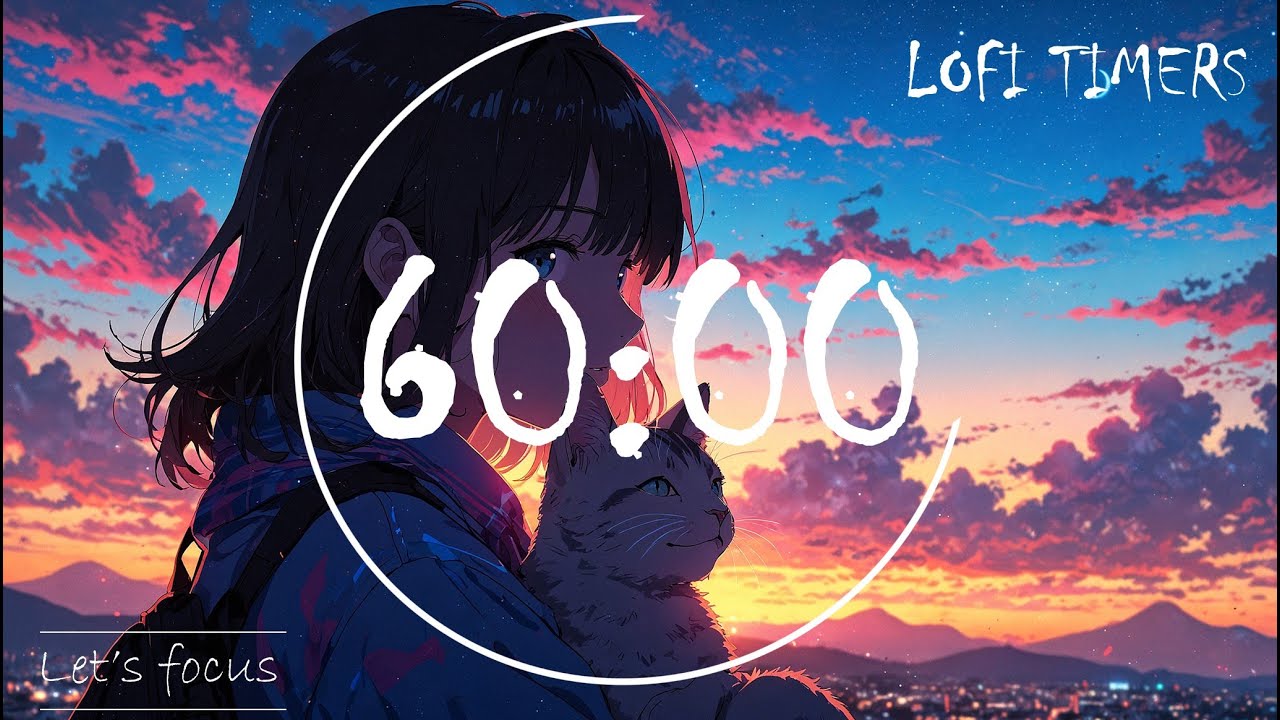 1 Hour Timer 🌇Lofi House-Chil Sounds to Relax/study to - YouTube