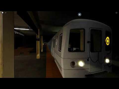 PTA Subway: Callaghan Lines R46 Q train Departs Georgian Avenue - YouTube