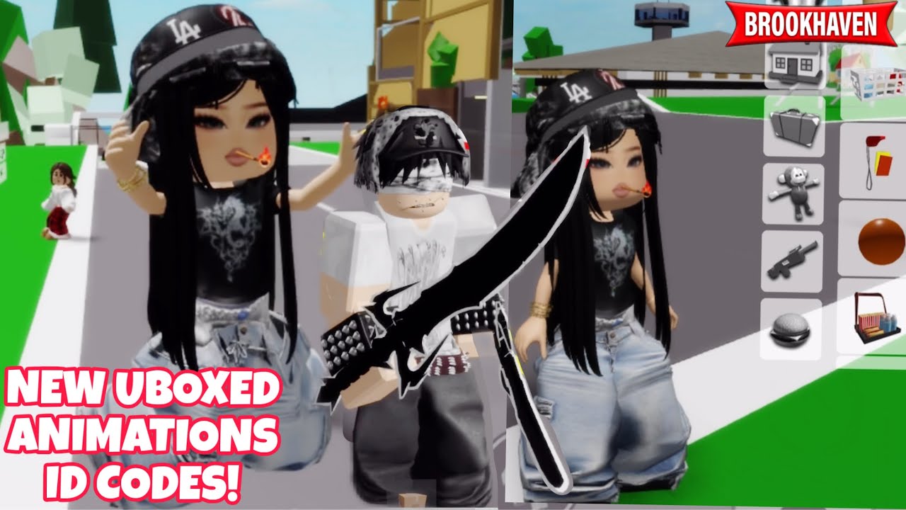 GET THIS NEW *UNBOXED* ANIMATIONS ID CODES#brookhavennewupdate #roblox ...
