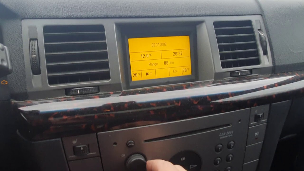 interior vectra c - YouTube