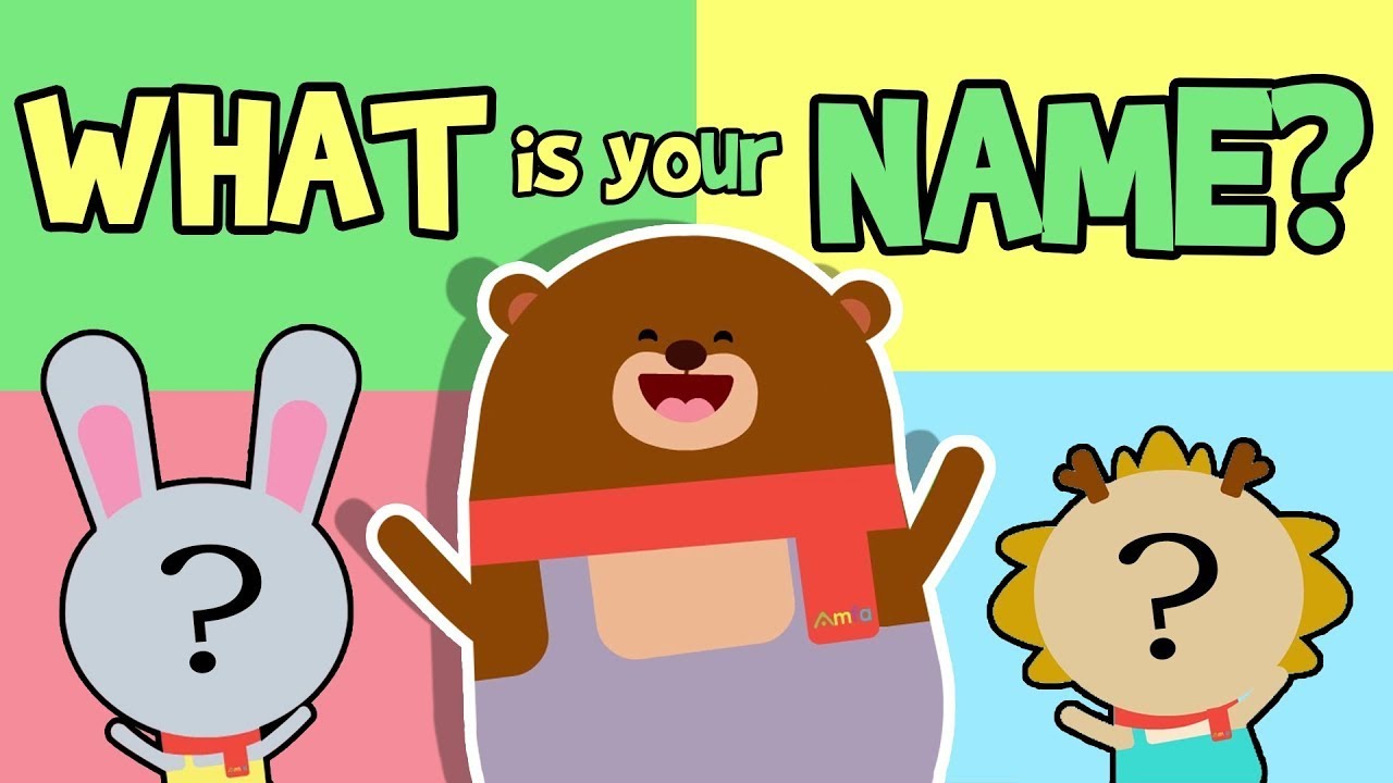 What's Your Name? | Kids vocabulary | Learn English for kids | English ...