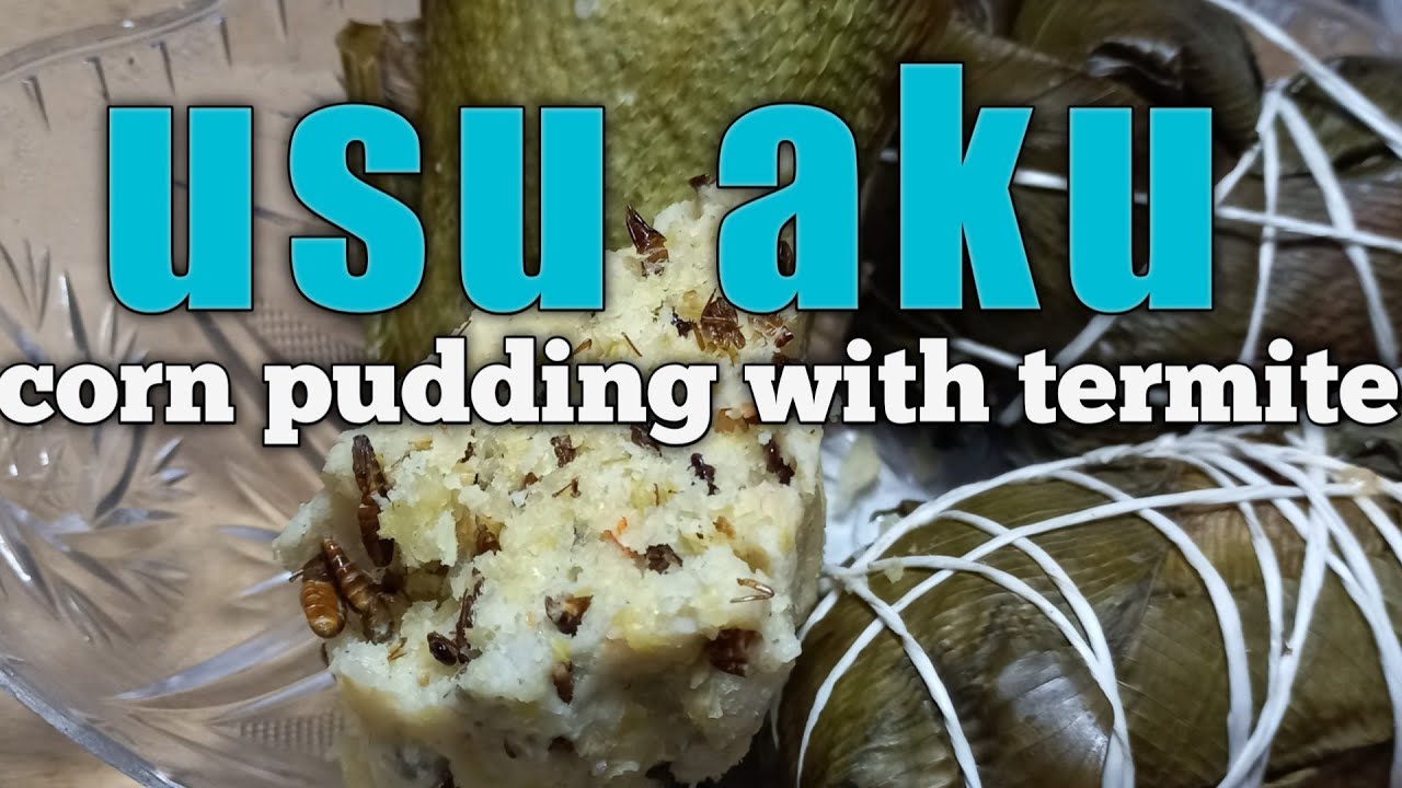 How to make usu Aku(corn pudding with termites.) Usu oka. - YouTube