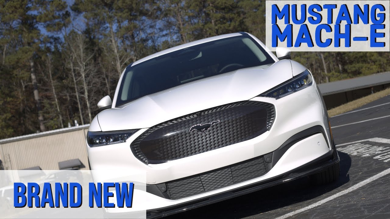Custom Mustang Mach-E Grille, PPF, & Light Tint - YouTube