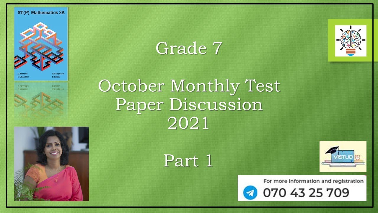 Grade 7_2021 Oct Monthly Test Paper_Part 01_Lyceum International School ...