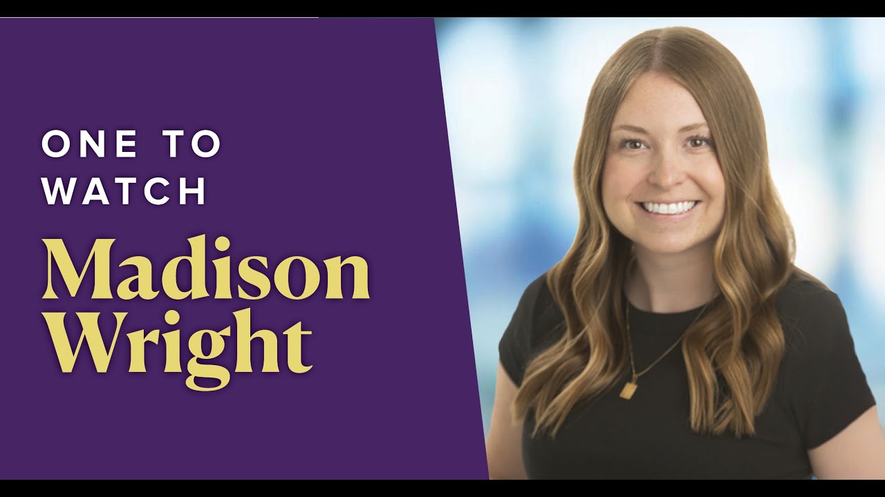 Madison Wright- One to Watch Award Recipient - YouTube
