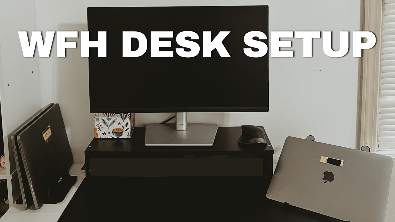 WFH Desk Setup/Makeover | My new desk setup, getting a new monitor ...
