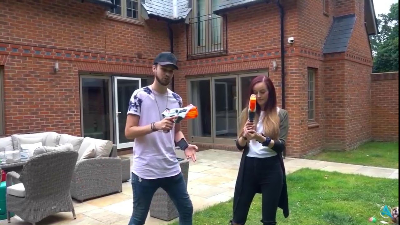 ALI-A’s GIRLFRIEND SHOOTS CAMERA MAN 😱😱😱 - YouTube