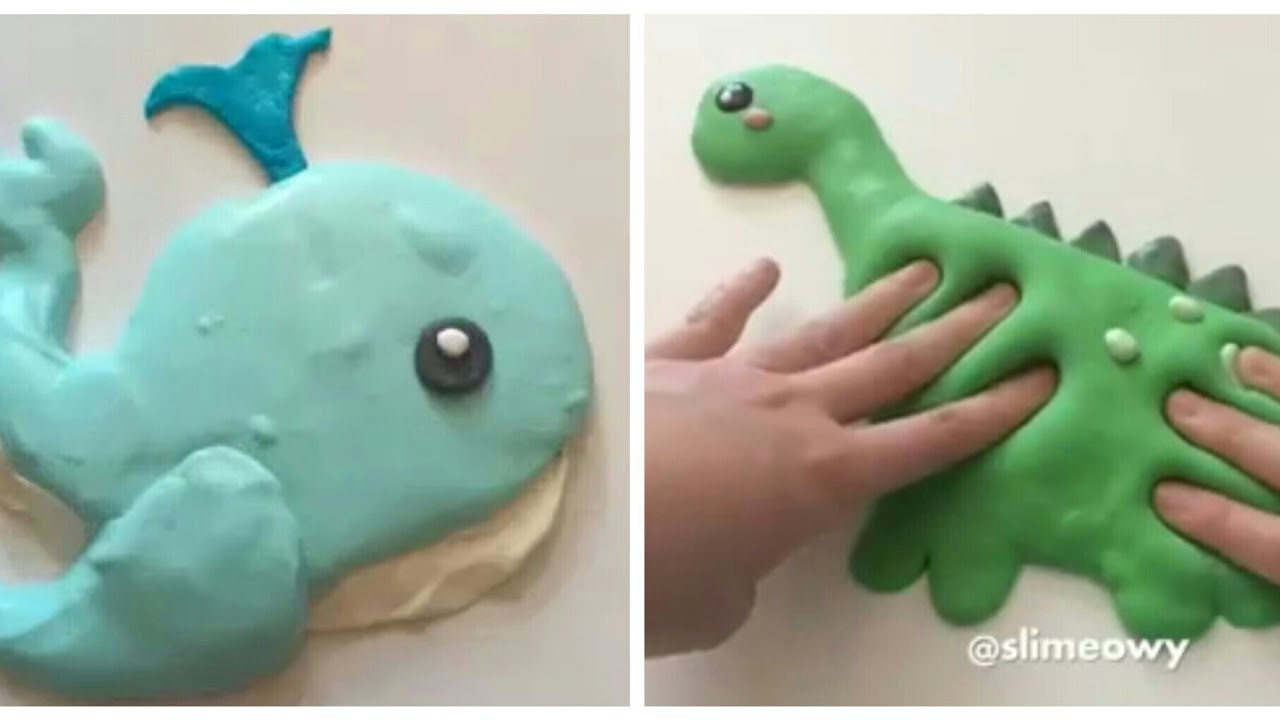 Slime ASMR - Animal Slime (Hayvan Şekilli Slime😺) #4 - YouTube