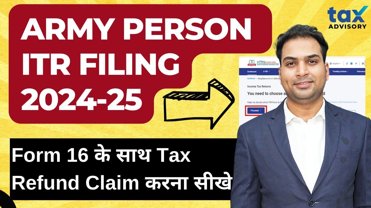 Army Person ITR Filing Online 2024-25 | ITR Filing for Army Person ...