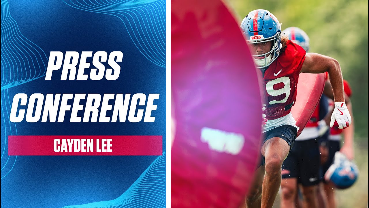 PRESSER | Cayden Lee - Football Media Day (07-29-25) - YouTube