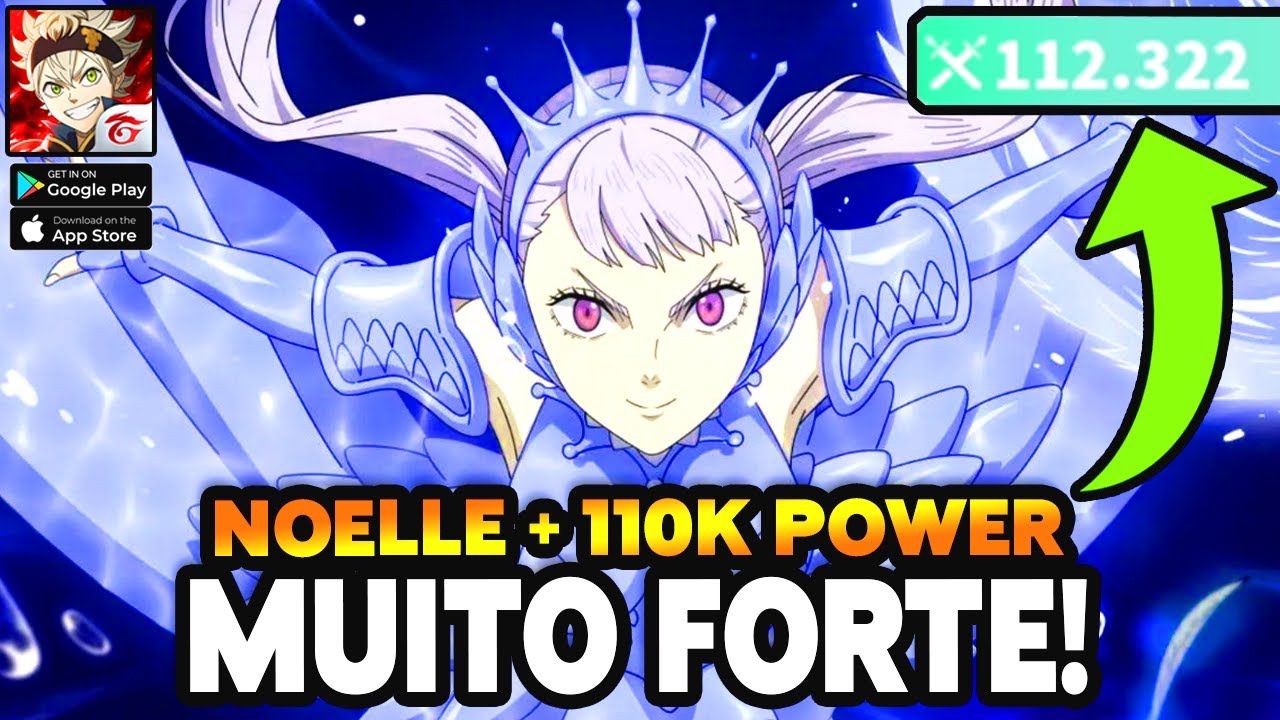 NOELLE + 110K DE PODER! BLACK CLOVER MOBILE noelle ARMADURA DE ...