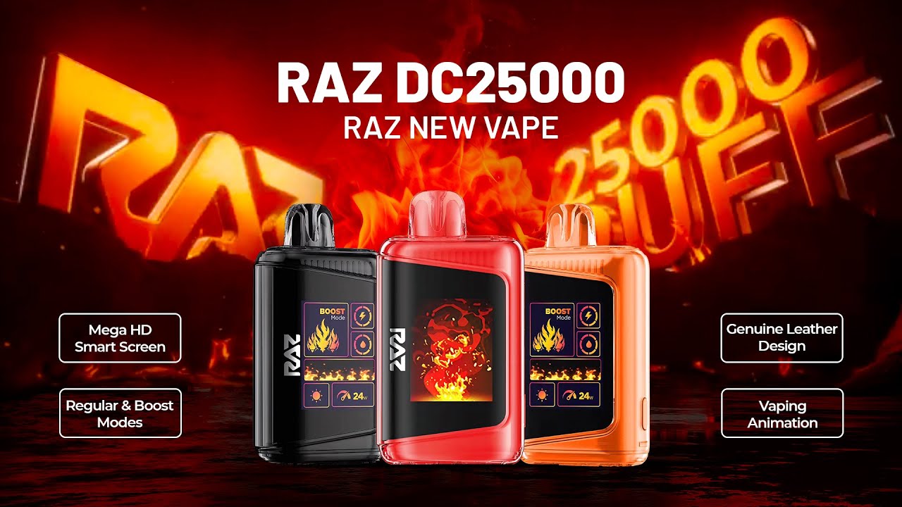 RAZ New Vape - Raz DC25000 Coming Soon - YouTube