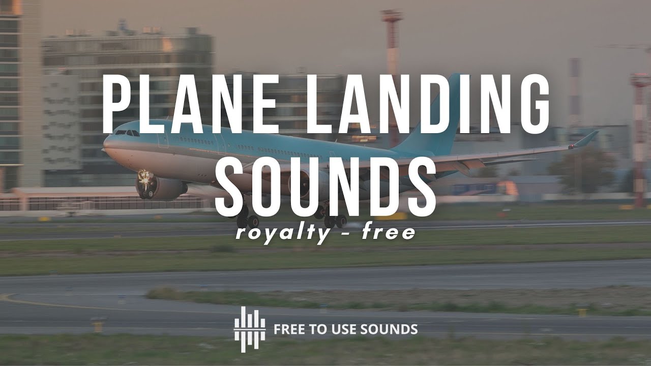 Airplane Fly Over Landing At Runway Sounds - YouTube