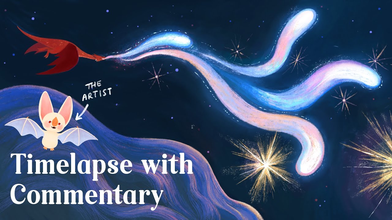 Children's Book Illustration Time-lapse with Commentary - YouTube