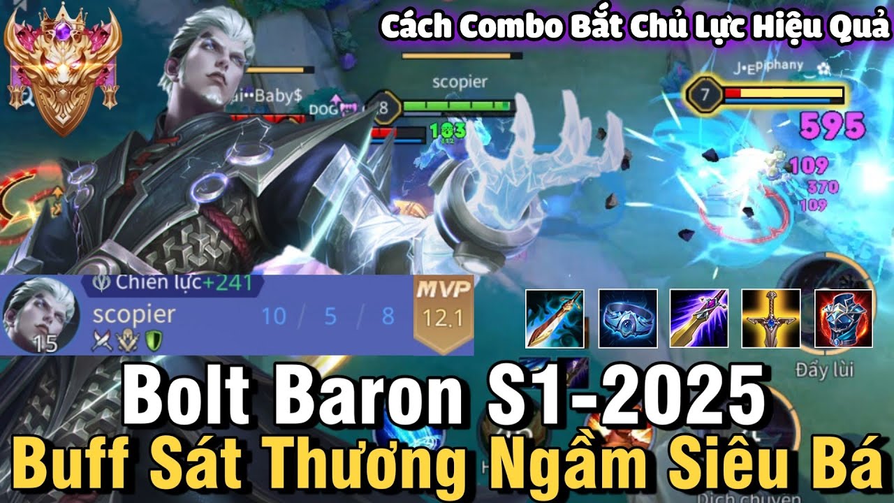 Bolt Baron S1-2025 Liên Quân Mobile | Cách Chơi, Lên Đồ, Phù Hiệu, Bảng ...