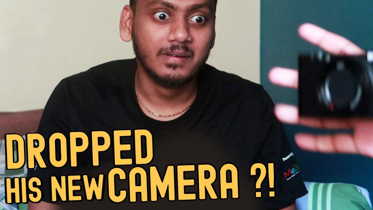 DROPPED HIS NEW CAMERA?! - YouTube