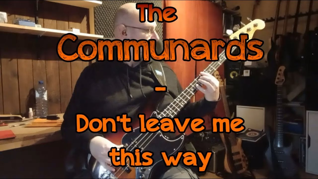 249 The Communards Don't leave me this way bass cover - YouTube