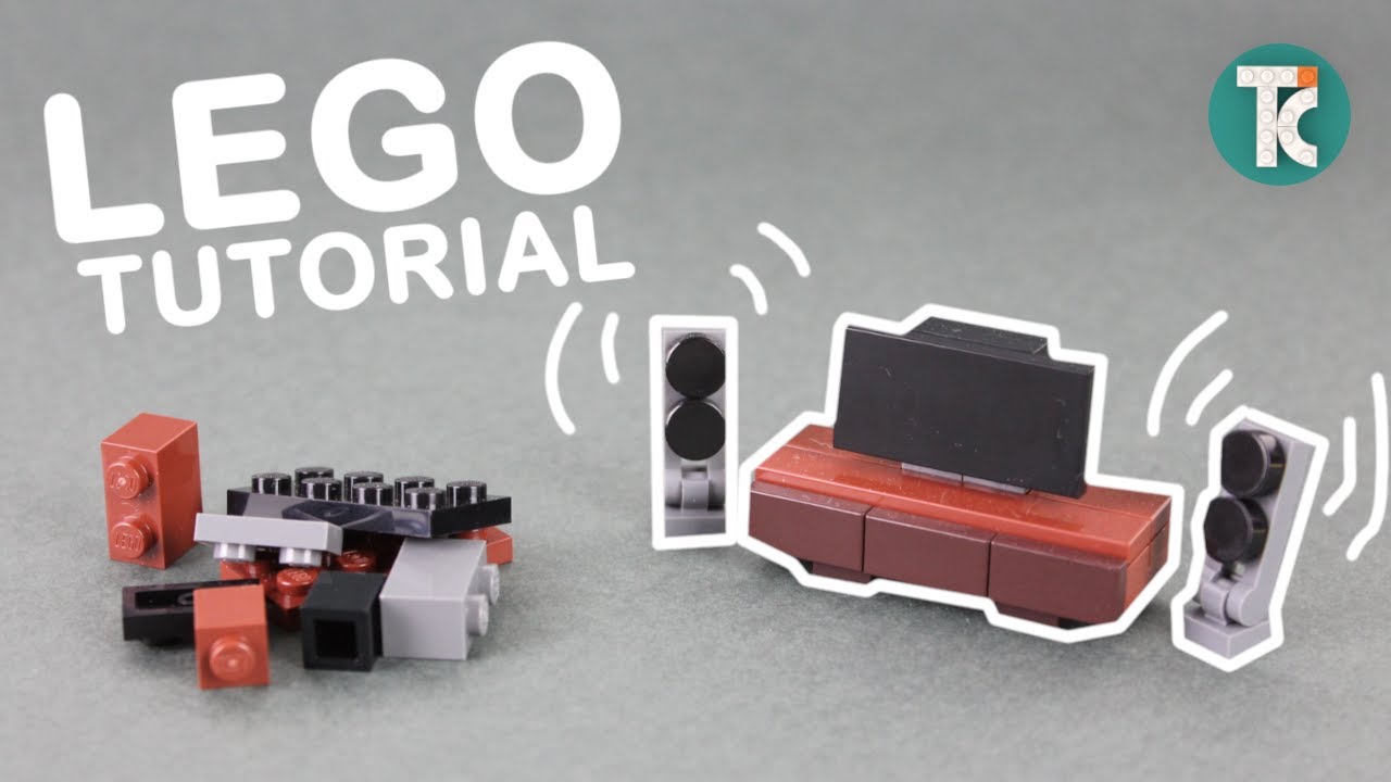 LEGO TV Board and Flat Screen (Tutorial) - YouTube