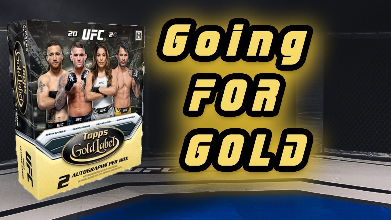 Going For Gold! Opening A Box Of The BRAND-NEW 2024 Topps UFC Gold ...