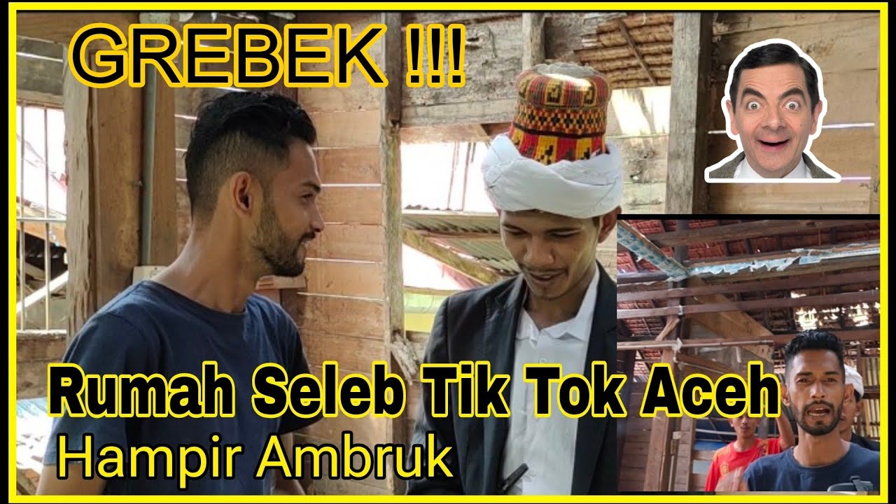 Grebek Rumah Aset Seleb Tik Tok Aceh Yang Hampir Roboh | Begini Nasibnya !!! Martunis Ronaldo ...