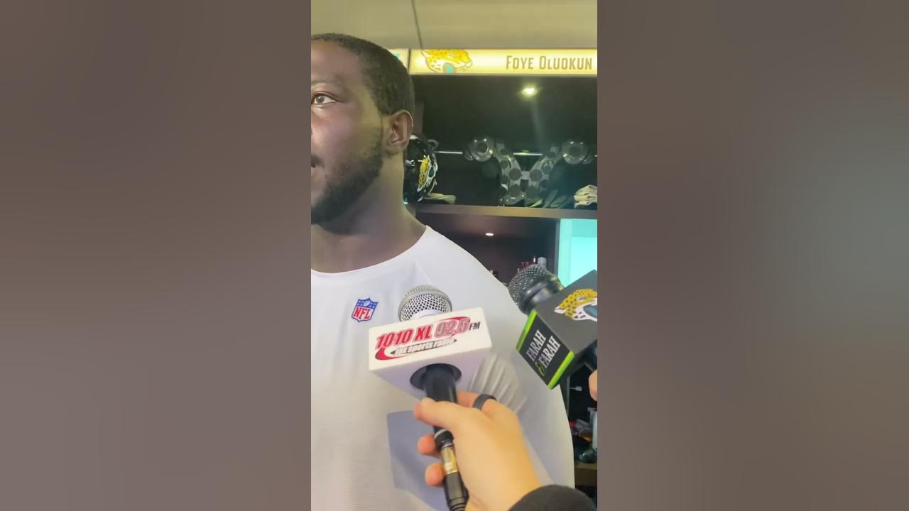 WATCH: Foye Oluokun Previews Jaguars-Jets - YouTube