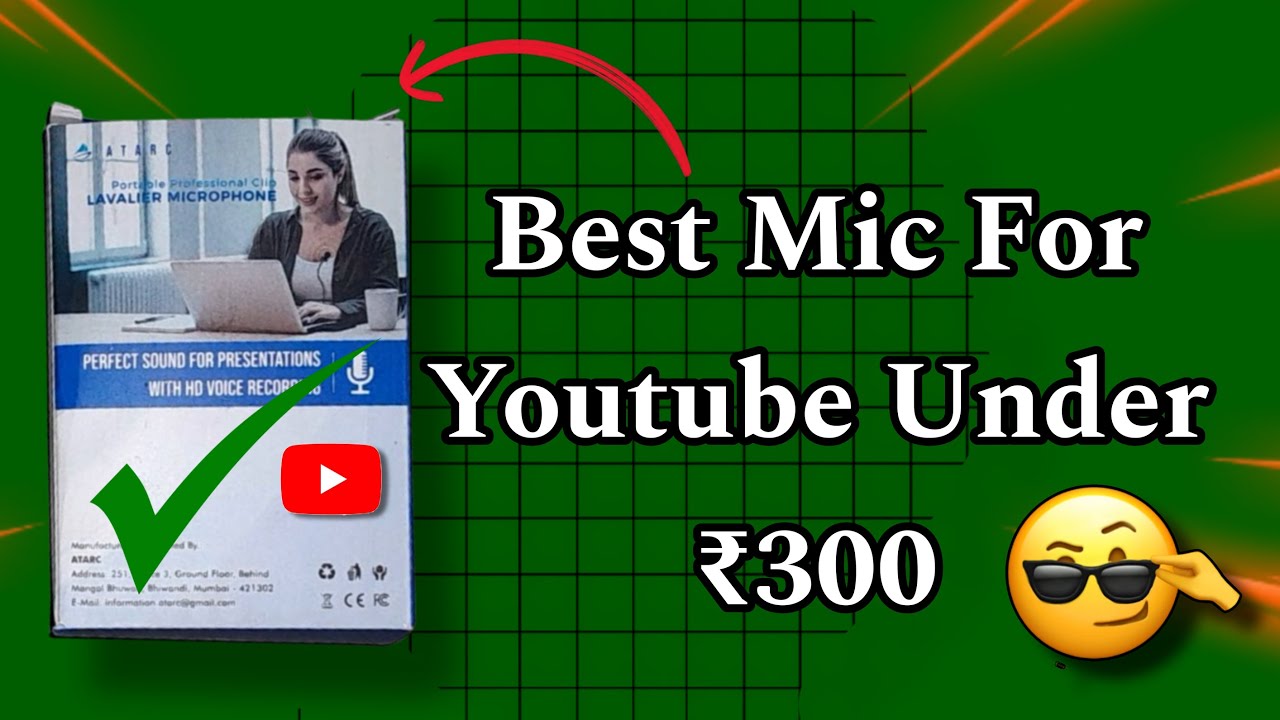 Best Mic Under ₹300 For Youtube | Budget Mic For Beginners Youtuber | Tech Bolt - YouTube