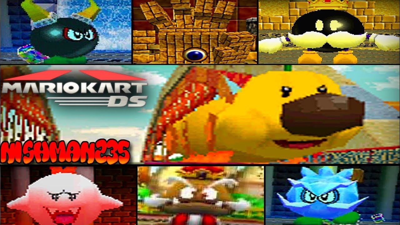 Mario Kart DS FINALE (All Boss Fights) - YouTube