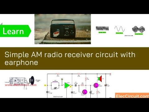 how to make Amplitude Modulation radio receiver(AM RADIO RECIVER) - YouTube