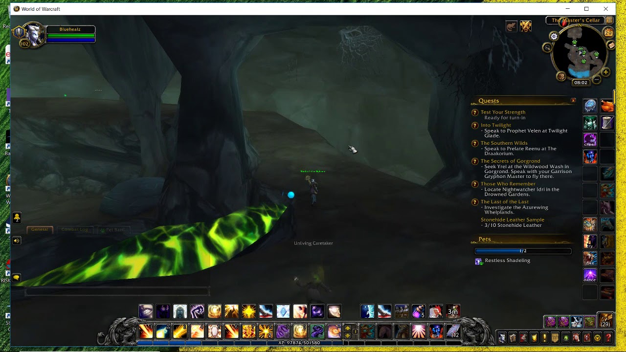 World of Warcraft Restless Shadeling rare pet - YouTube