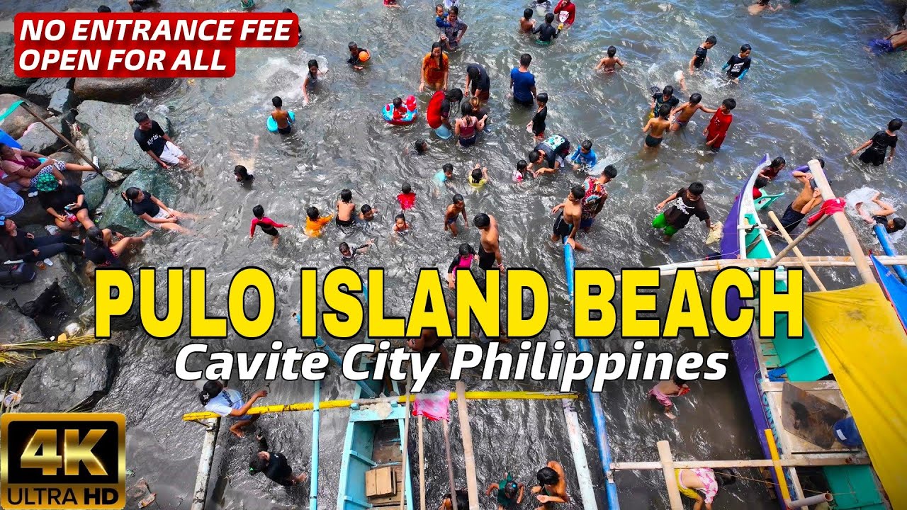Wandering at PULO ISLAND Beach in Cavite City Philippines [4K] 🇵🇭 - YouTube