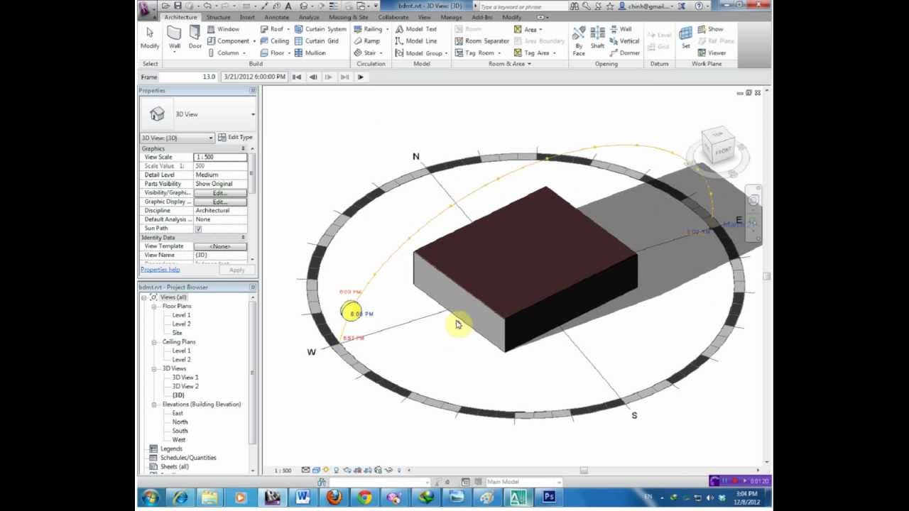 Solar Study Revit - YouTube