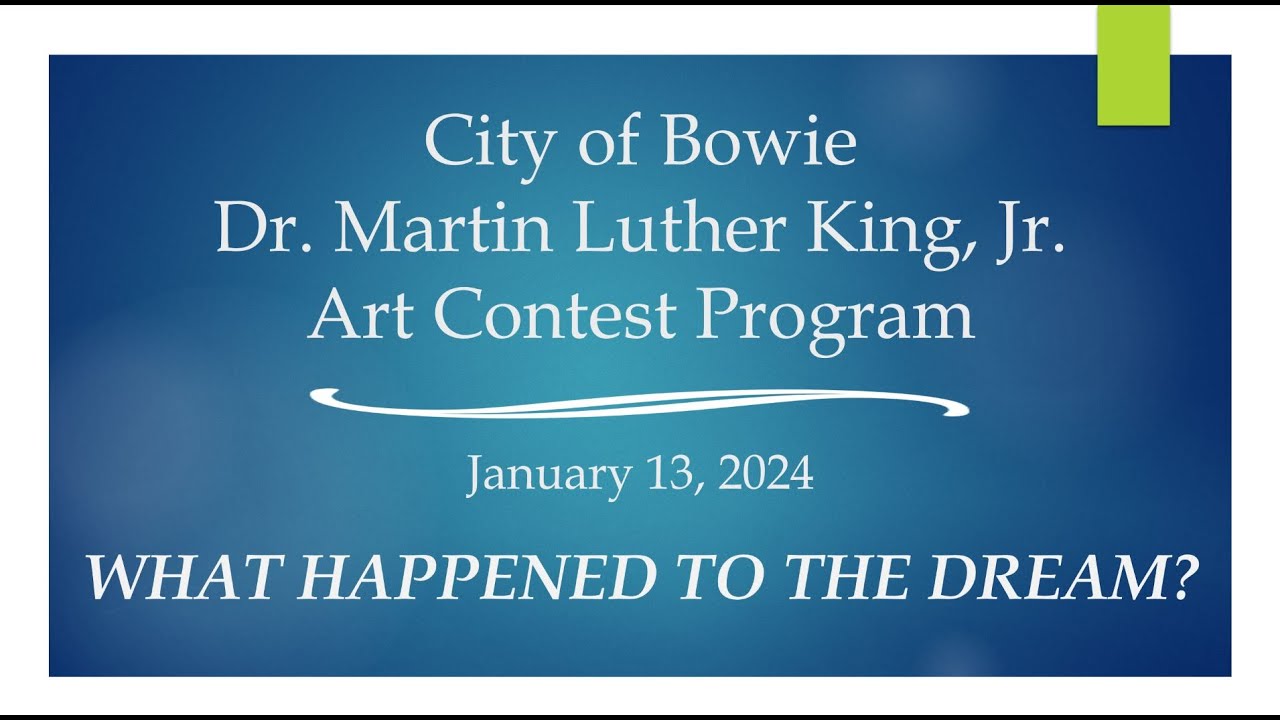 2024 MLK Art Contest - YouTube