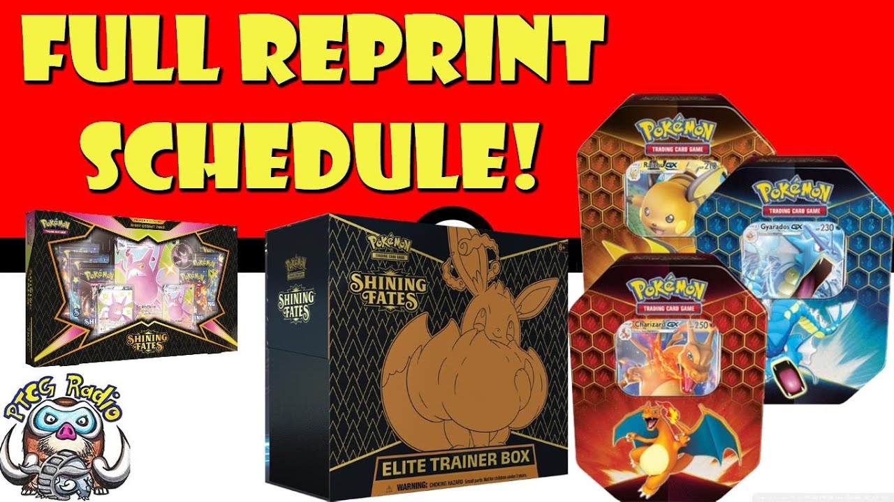 Full Pokémon TCG Reprint Schedule Revealed! Products are Coming Back ...