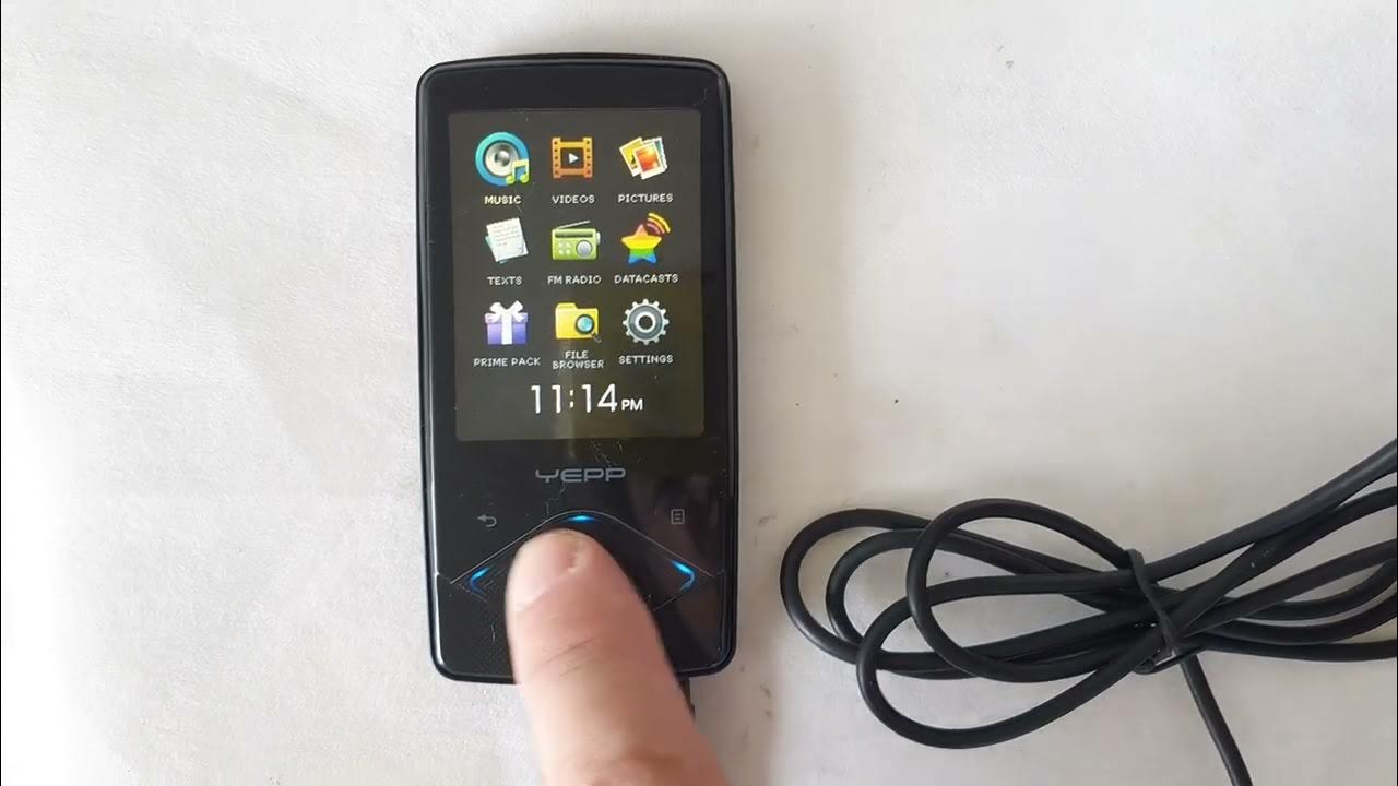 [ 삼성 MP3 Player YEPP YP-Q1 모델 배터리 부풀어 오름(스웰링) 현상으로 전원 및 케이스 벌어짐 증상 수리 - YouTube