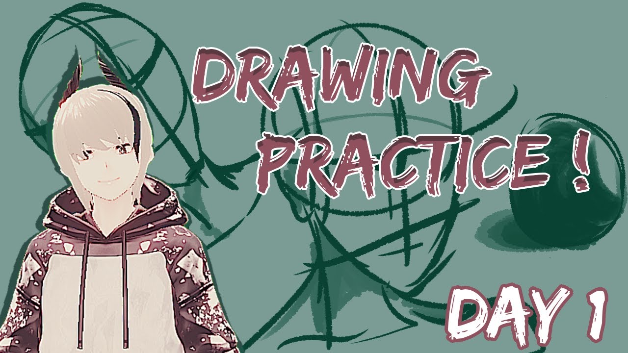 Daily drawing practice! Day 1 - YouTube