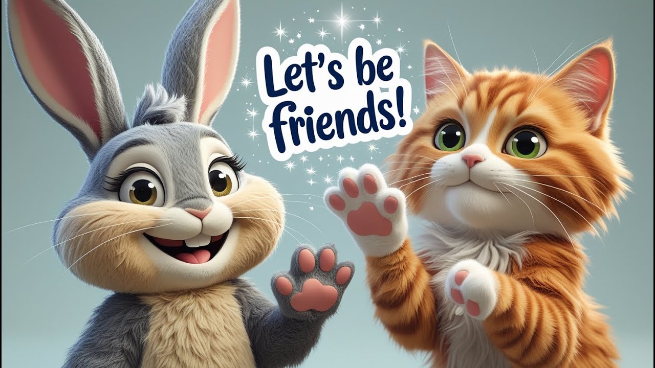 Let's Friends Cat & Rabbit - YouTube