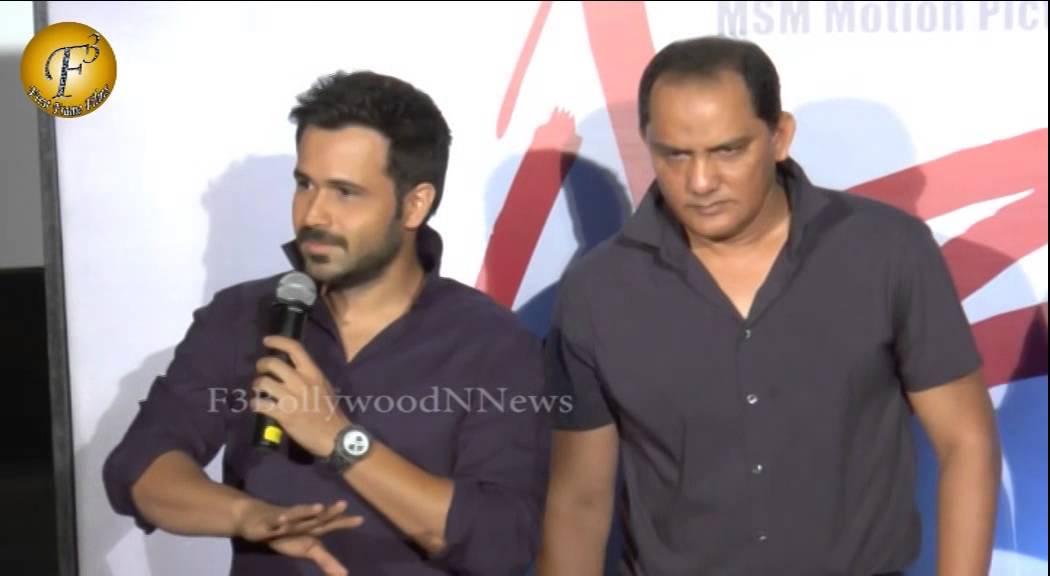 Launch of Mohammad Azharuddin autobiography, 'Azhar' Movie First Look ...