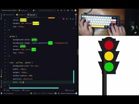 ASMR Programming | Detecting Online/Offline Status in Javascript [No talking] - YouTube