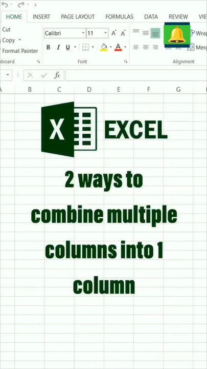 ExcelTips #12 2 shortcut to combine columns #exceltips #exceltricks #exceltutorial #spreadsheets ...
