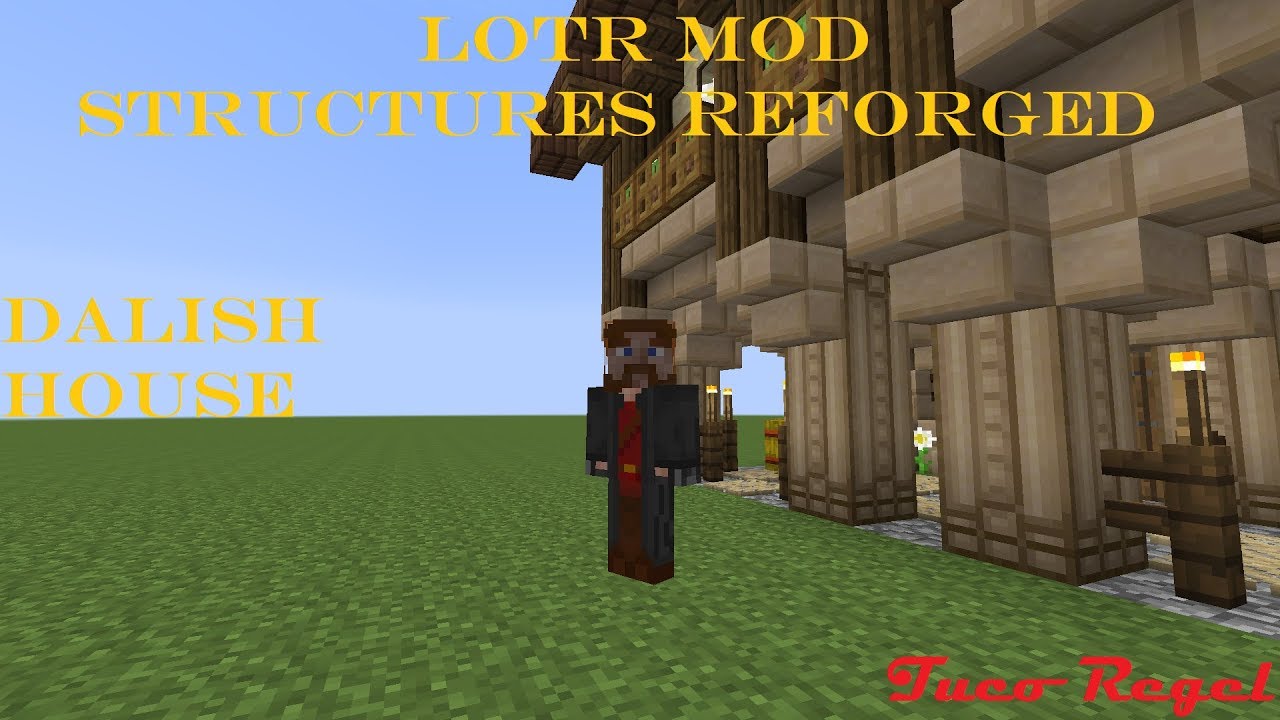 Lotr Mod Structures Reforged - Dalish House! - YouTube