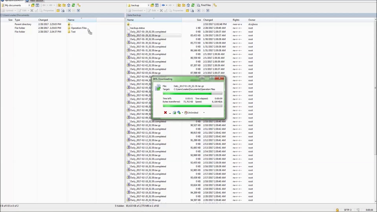 Copying Files from StruxureWare DCO to a Workstation | Schneider ...