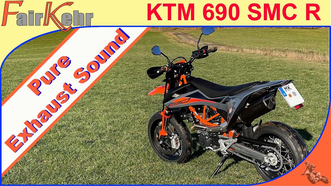 KTM 690 SMCR - First sunny day - Pure Remus Exhaust Sound - YouTube