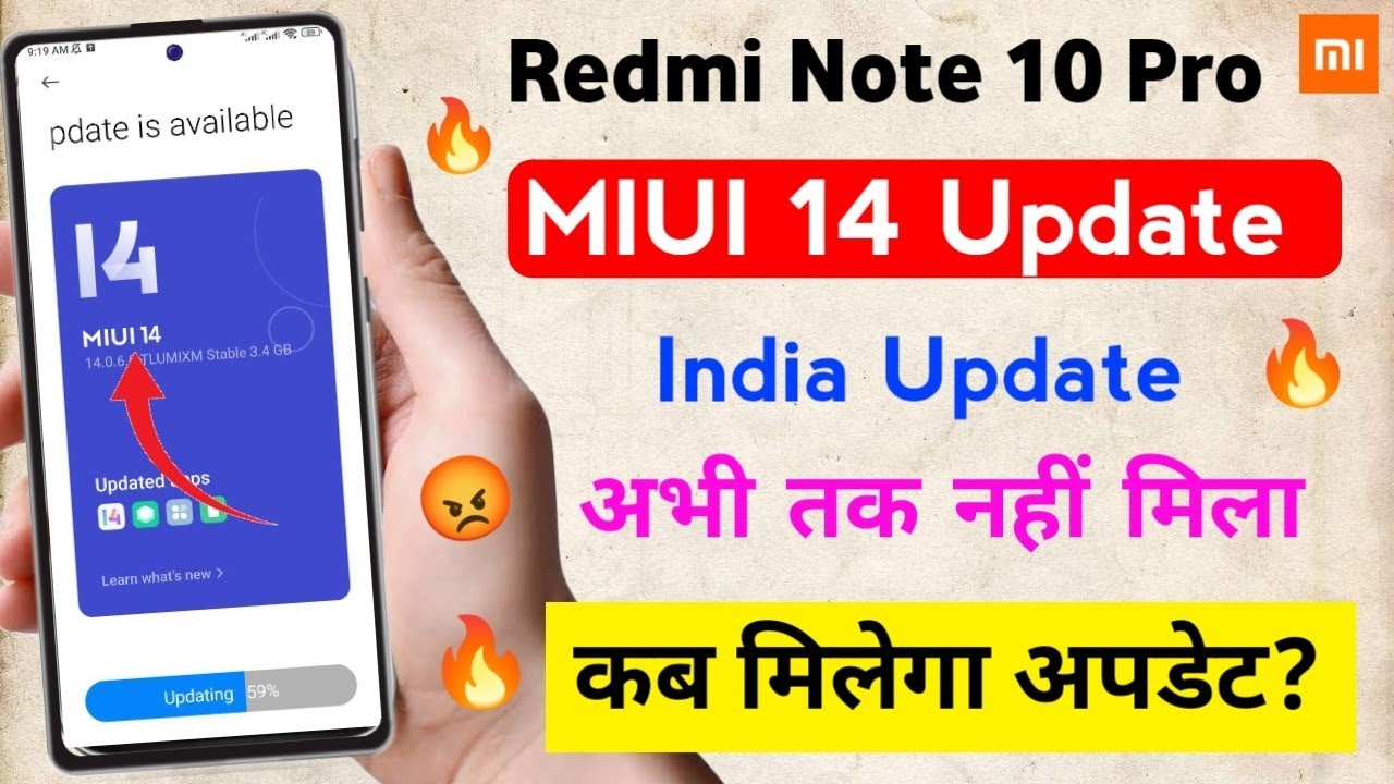 Redmi Note 10 Pro Miui 14 India Update 🔥 - YouTube