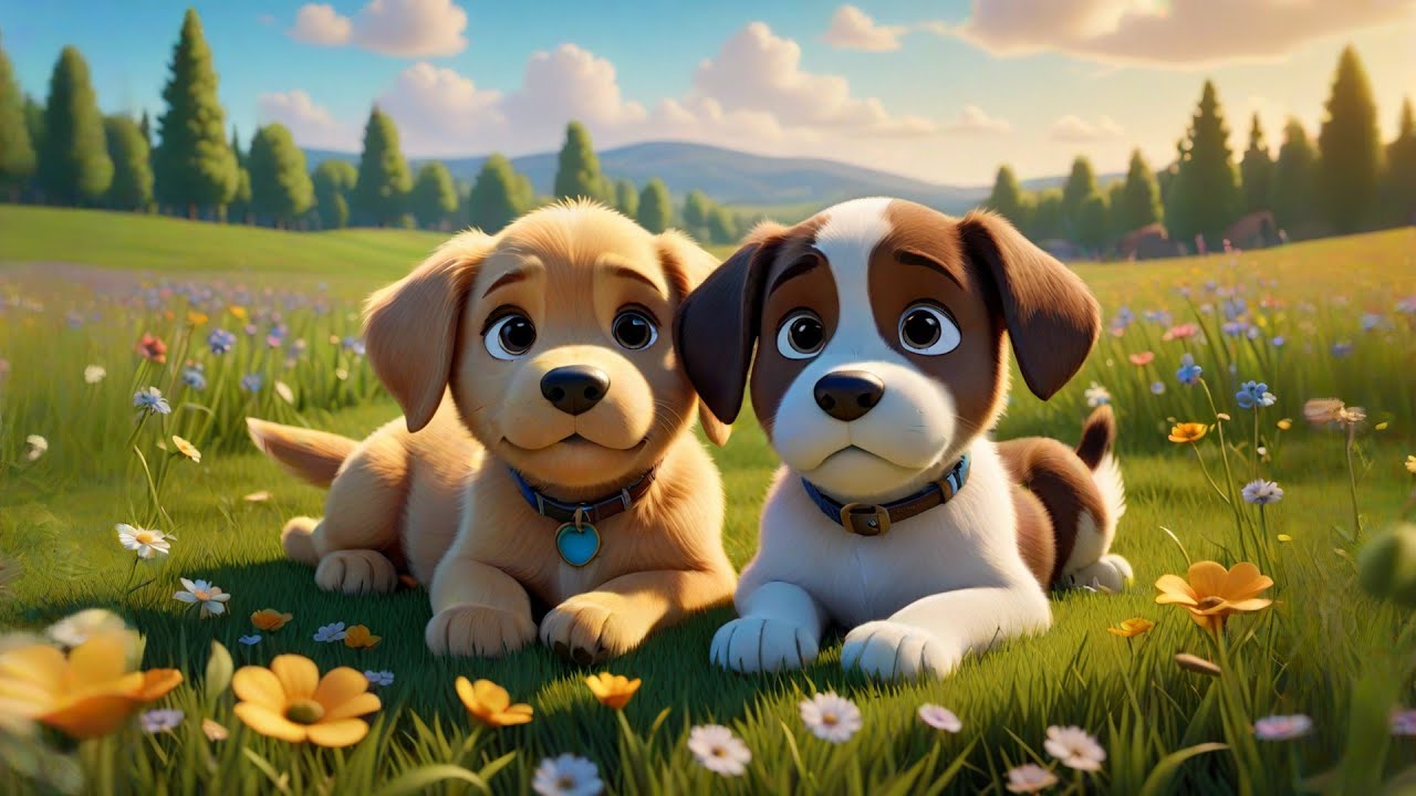 Five Playful Puppies Dig a Hole + More Nursery Rhymes & Kids Songs ...