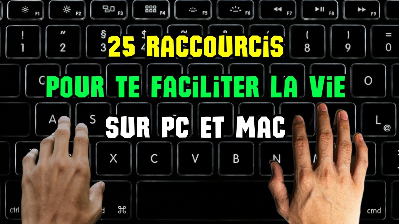 25 Raccourcis Clavier à CONNAÎTRE - YouTube
