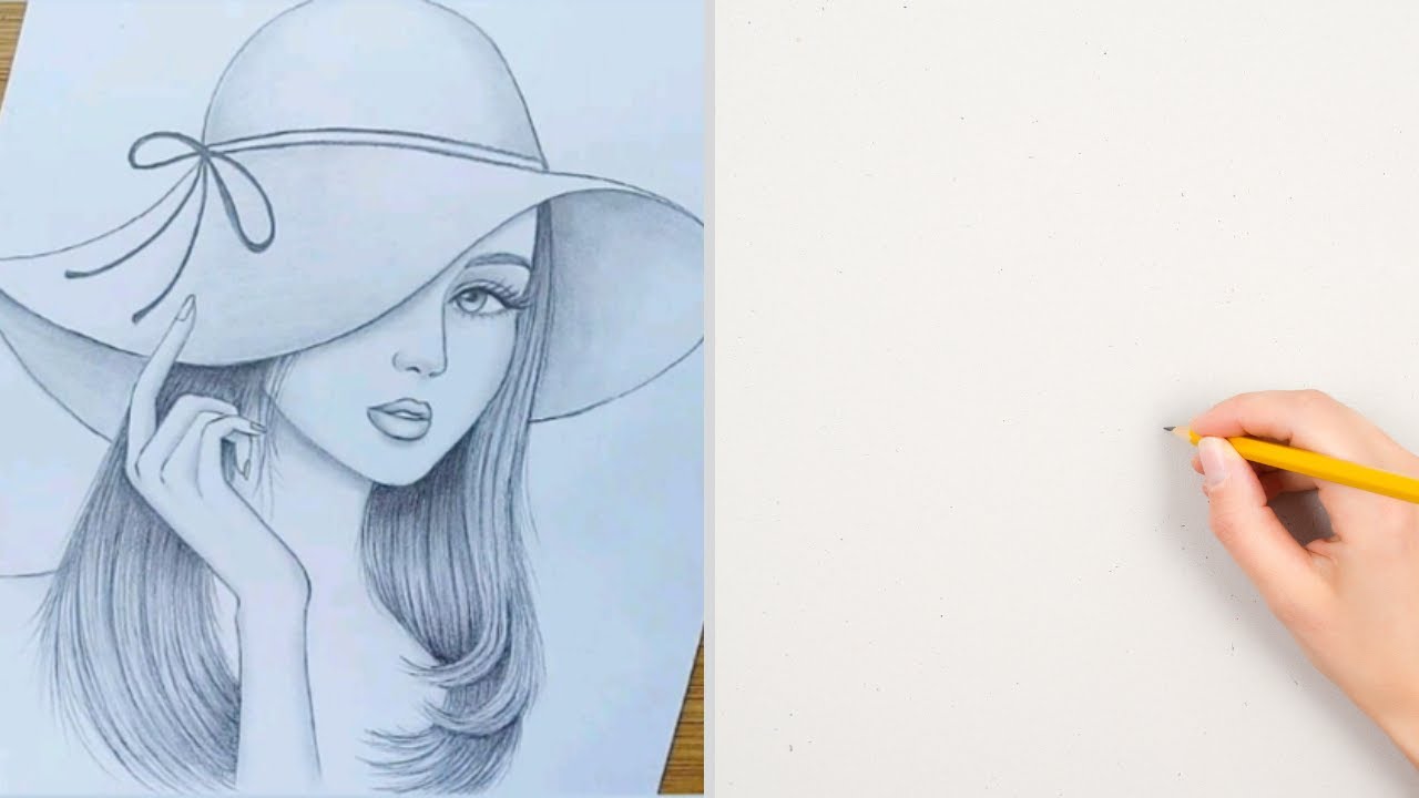 How to Draw a Beautiful Girl’s Face with Pencil - Step-by-Step Tutorial ...