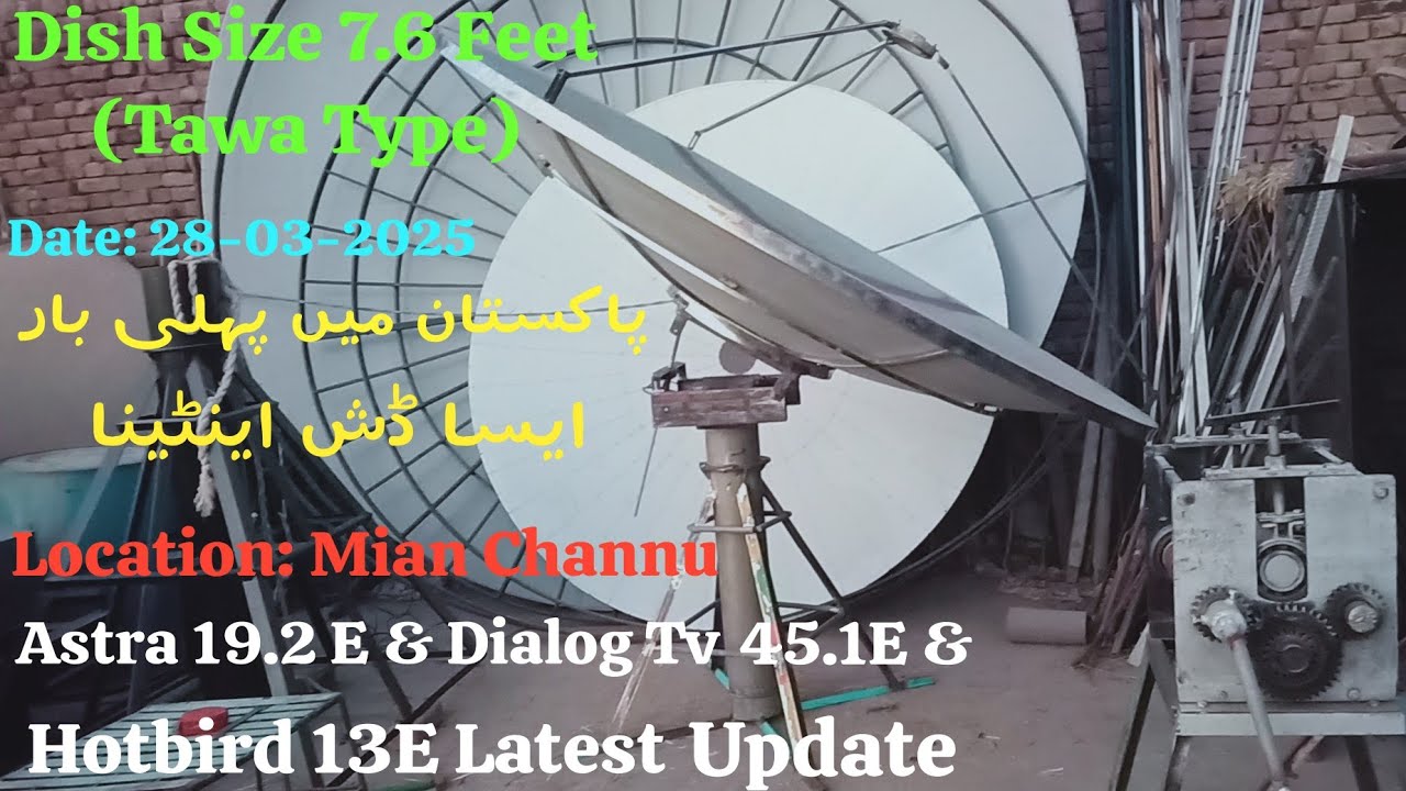 Astra 19.2E & Dialog Tv 45E & Hotbird 13E latest signal update on 7.6 ...