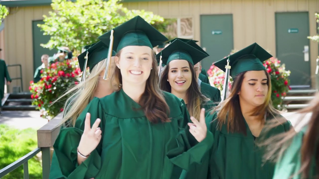 Annual Senior / Kinder Graduation Walk - May 2018 - YouTube